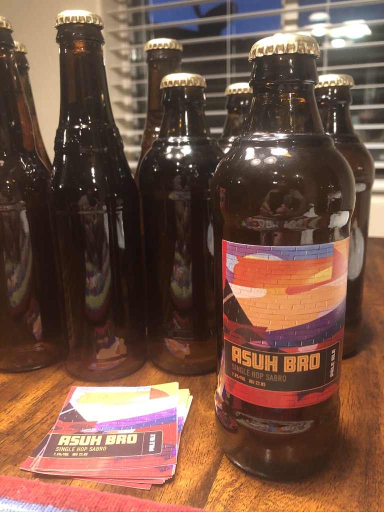 How to Label Beer with Milk! - Mr. Small Batch Brewer